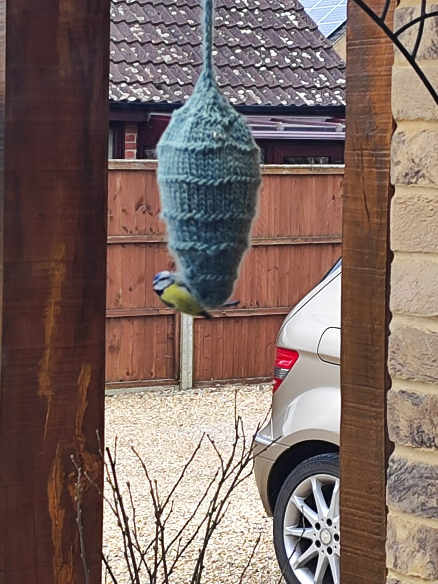 Leaving nesting materials out for the birds: Making a yarn basket – All ...